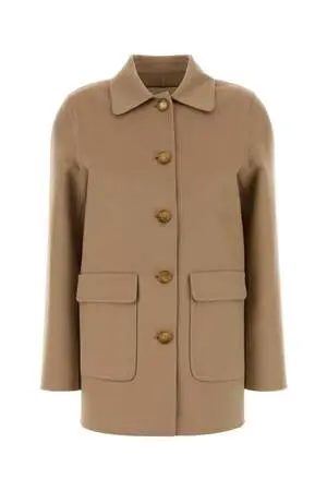 Valentino Garavani Beige Flanel Blazer - Brown