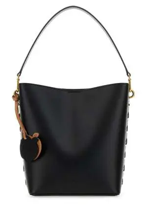 Stella McCartney Alter Mat Frayme Bucket Bag - Black