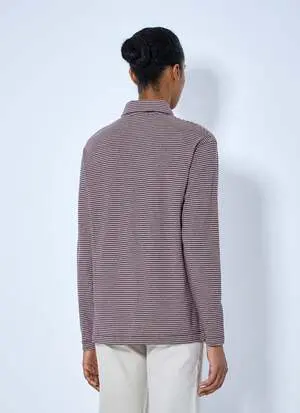 JIL SANDER Long Sleeve Polo Shirt