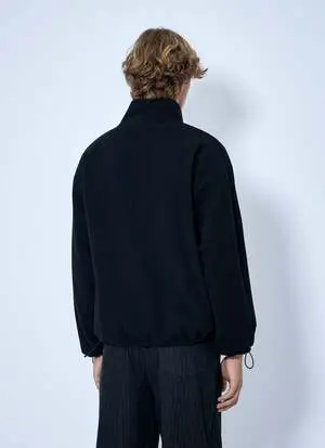 Miu Miu Half-zip Fleece Sweatshirt