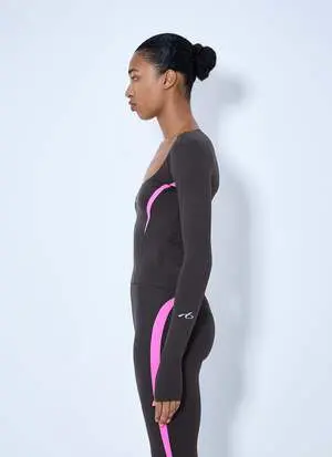 Balenciaga Long Sleeve Fitted Top