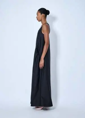 Dries Van Noten Sleeveless Wool And Silk-blend Maxi Dress