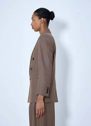 Saint Laurent Double-breasted Wool Blazer