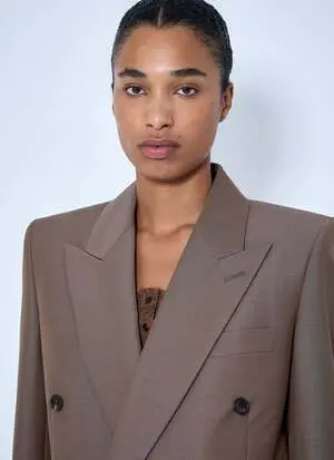Saint Laurent Double-breasted Wool Blazer