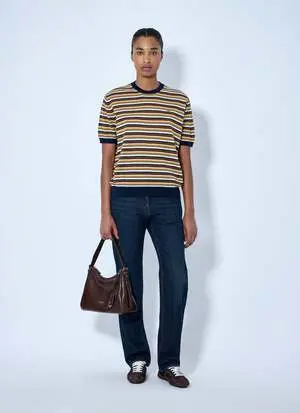 Prada Striped Knit T-shirt