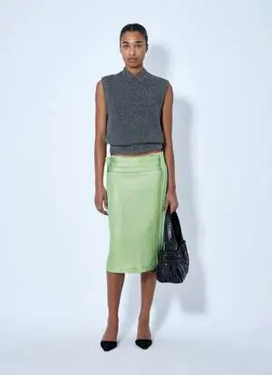 Marni Wrap-effect Midi Skirt