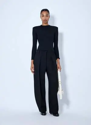 JIL SANDER Wool Bodysuit With Long Sleeves