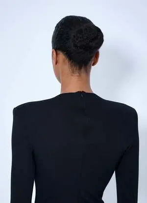 JIL SANDER Wool Bodysuit With Long Sleeves