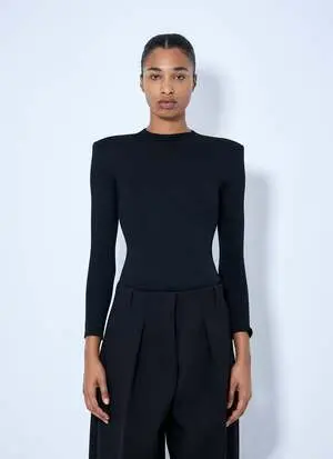 JIL SANDER JIL SANDER Long Sleeve Wool Bodysuit