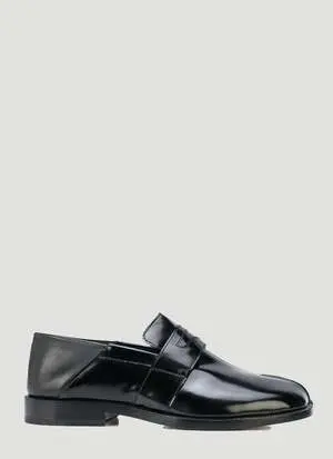 MAISON MARGIELA Tabi Leather Loafers - Black