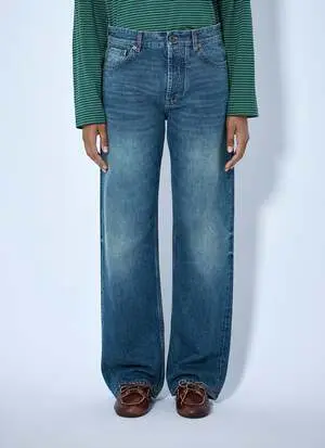 Miu Miu Wide-leg Denim Jeans - Blue