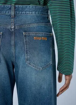 Miu Miu Wide-leg Denim Jeans