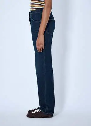 Prada Straight-leg Washed Denim Jeans