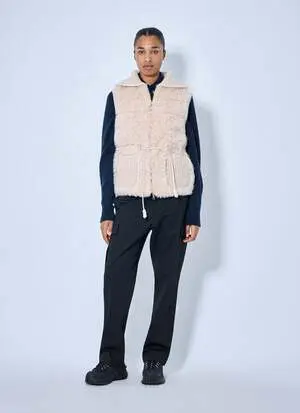 Moncler Sherpa-lined Knitted Vest