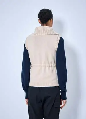 Moncler Sherpa-lined Knitted Vest