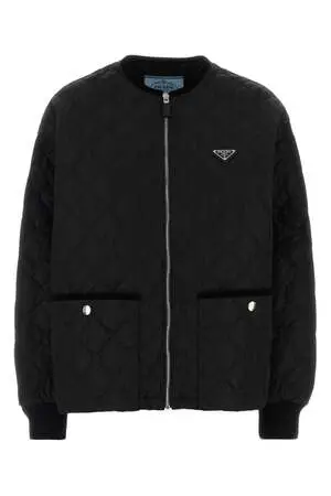 Prada Quilted Polyester Jacket - Black