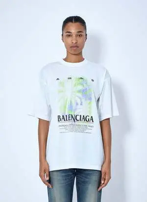 Balenciaga The Window" Cotton Jersey T-shirt - White