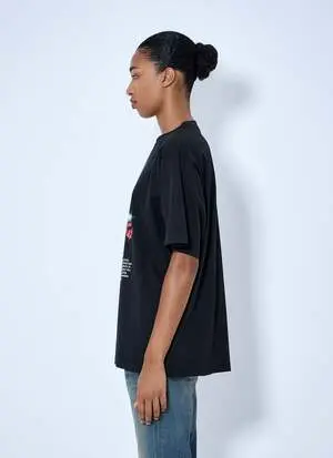 Balenciaga The Door" Oversized Graphic Print T-shirt