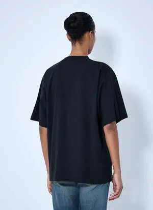 Balenciaga The Door" Oversized Graphic Print T-shirt