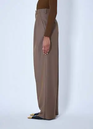 Saint Laurent Wool Blend Wide-leg Pants