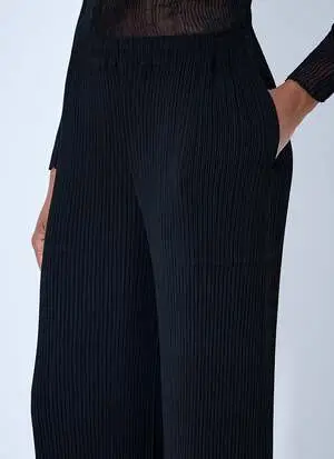 Issey Miyake Hatching Pleats Pants