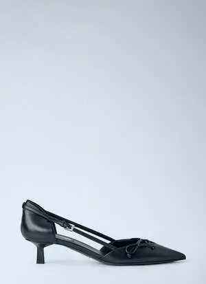Prada Side-open Leather Pumps - Black