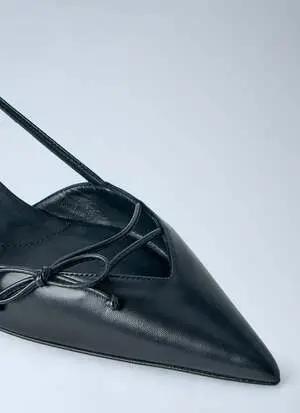 Prada Side-open Leather Pumps - Black
