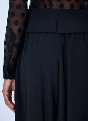 Dries Van Noten Wide-leg Trousers With Layered Waistband