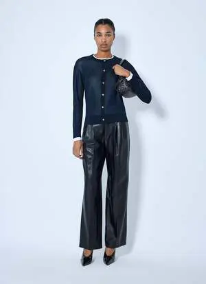 Bottega Veneta Soft Semi Shiny Nappa Trousers