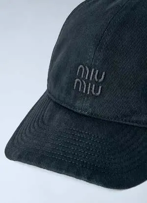 Miu Miu Drill Baseball Cap