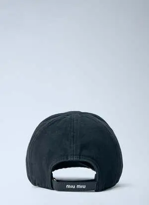 Miu Miu Drill Baseball Cap