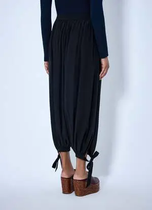 Chloé Fluid Pleated Pants In Crêpe De Chine