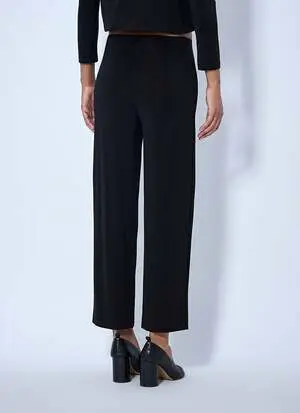 Issey Miyake Mid Rise Elasticated Waist Straight-leg Trousers