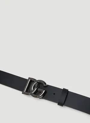 Dolce & Gabbana Logo Plaque Belt