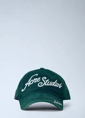 Acne Studios Baseball Cap With Embroidered Logo - Multicolor