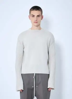 Rick Owens Digne Cashmere Crewneck Sweater - Cream