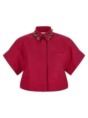 Fendi Shirt With Embroidery - Multicolor