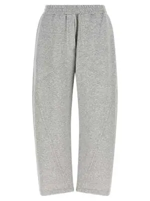 Brunello Cucinelli Cotton And Cashmere Joggers - Gray