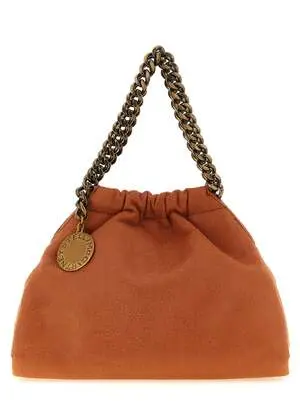 Stella McCartney Falabella Mini Drawstring' Crossbody Bag - Orange