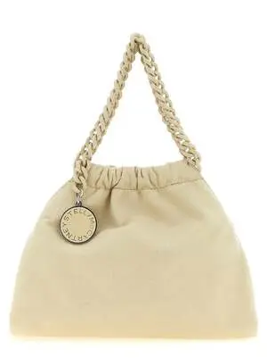 Stella McCartney Falabella Mini Drawstring' Crossbody Bag - Cream