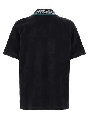 Casablanca Towelling' Jacquard Polo Shirt