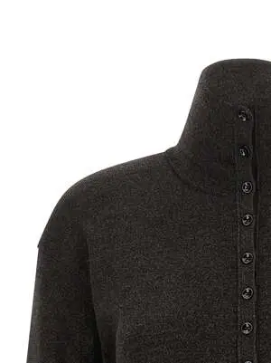 LEMAIRE Button Cardigan - Brown
