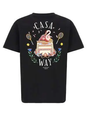 Casablanca T-shirt With 'casa Way' Print