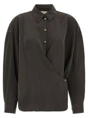 LEMAIRE Twisted' Shirt - Black