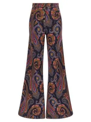 ETRO ETRO Paisley Print Flare Jeans