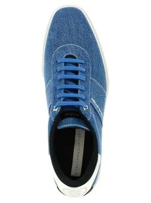 Stella McCartney Sneakelyse" Denim Platform Sneakers - Blue