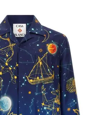 Casablanca Astrology' Shirt - Blue