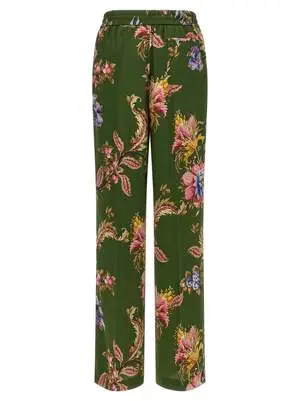 Etro Floral Print Trousers