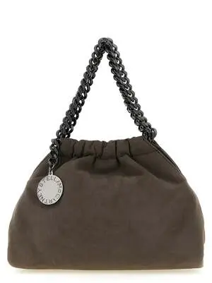 Stella McCartney Falabella Mini Drawstring Shoulder Bag - Gray