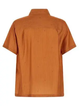 Fendi Selleria' Stitching Silk Shirt